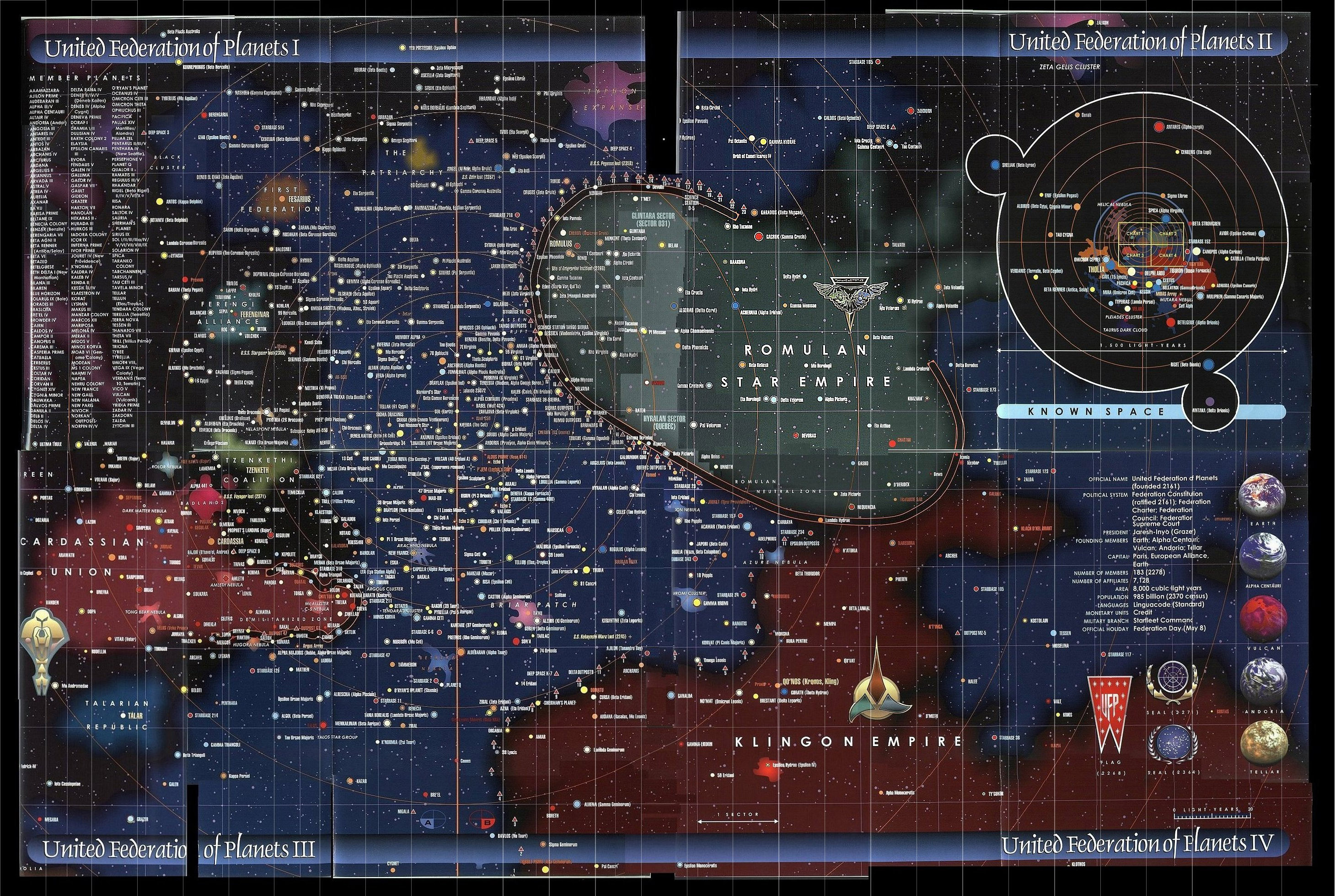 Star Trek Map » ChartGeek.com Star Trek Map » ChartGeek.com